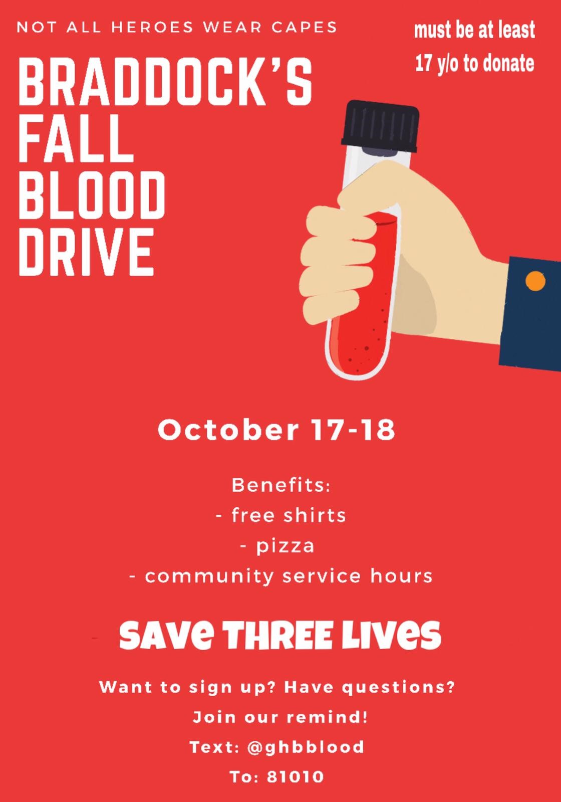 Braddock blood drive