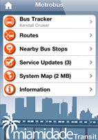 Miami Dade Transit Bus Tracker